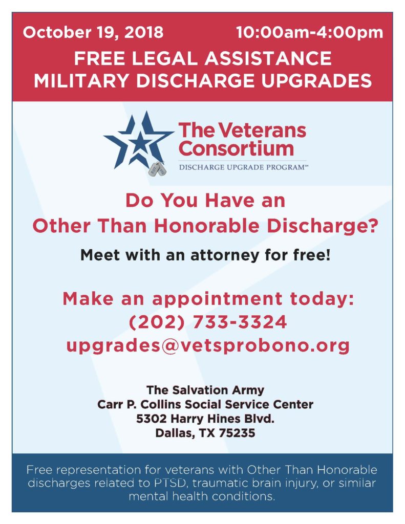 Free Legal Assistance Military Discharge Upgrade - Housing Forward