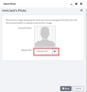 Uploading Client Photos - Housing Forward