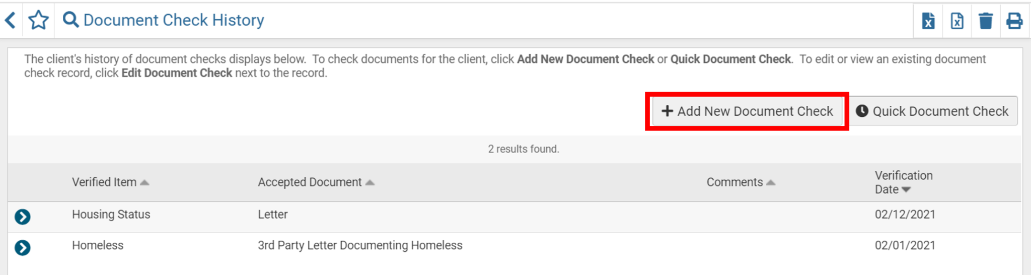 CAS Document Check - Housing Forward