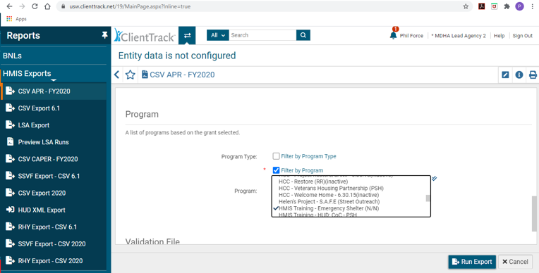 APR & CAPER - Housing Forward