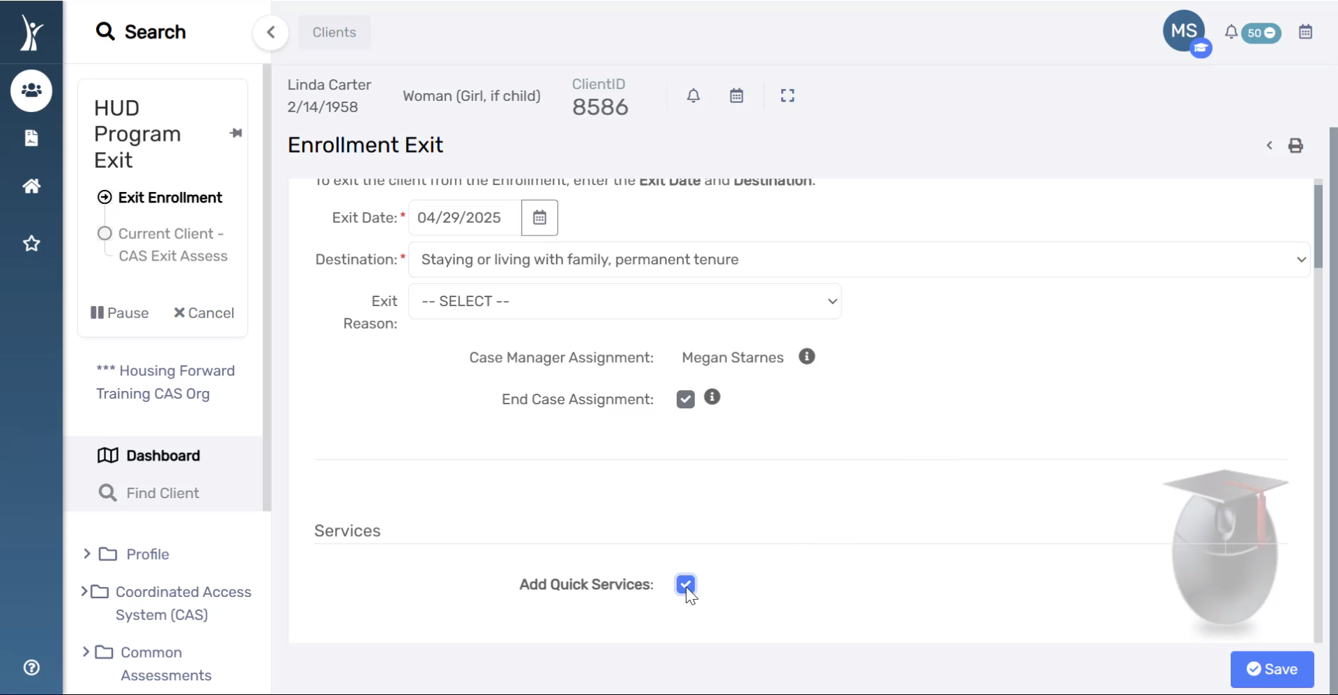 CAS Update Assessments - Housing Forward