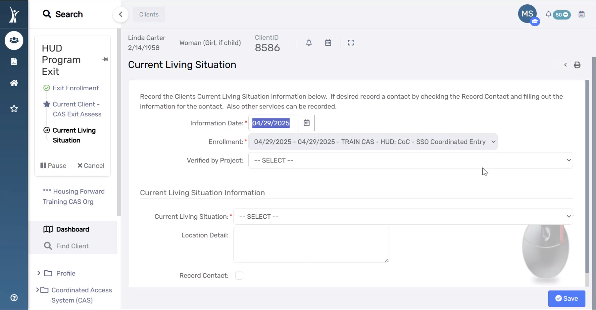 CAS & Diversion Intake - Housing Forward