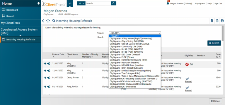 CAS Incoming Referrals - Housing Forward