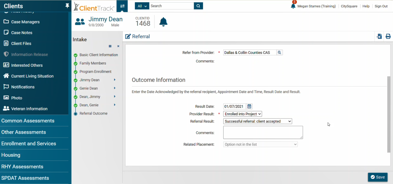CAS Incoming Referrals - Housing Forward