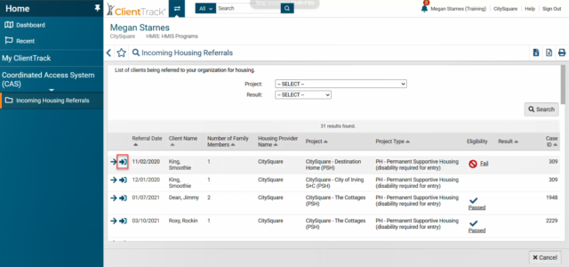 CAS Incoming Referrals - Housing Forward