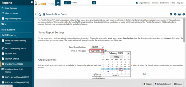 HUD Point in Time Report - Housing Forward