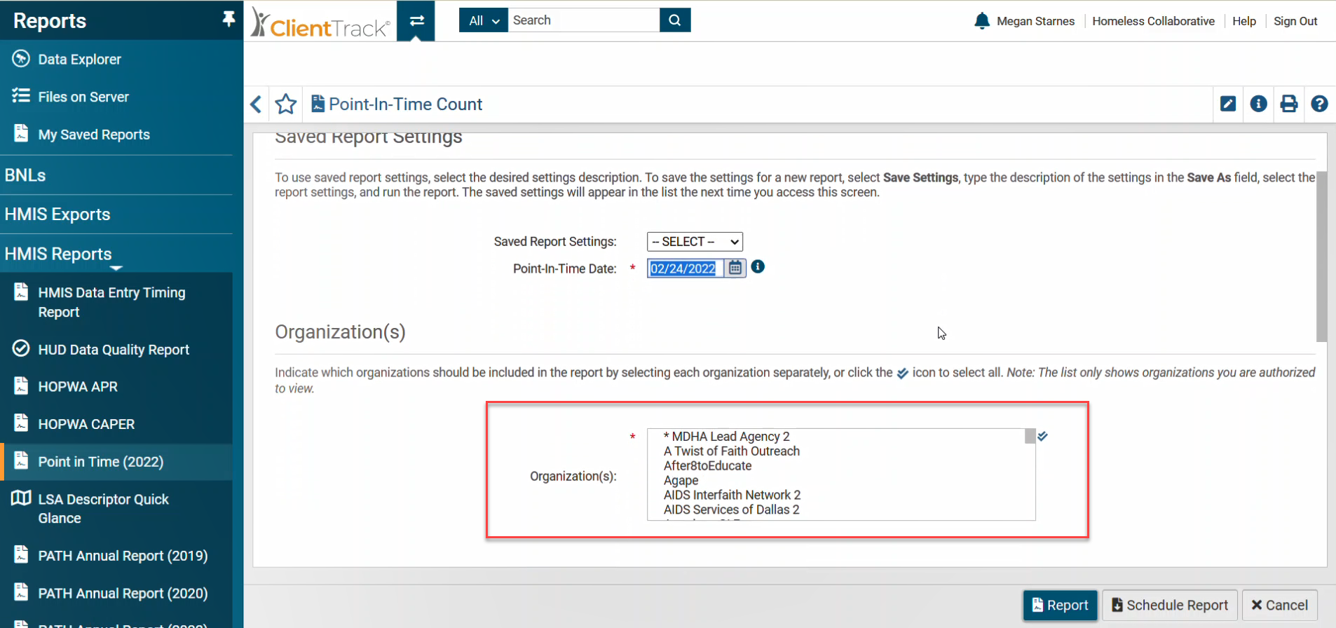 HUD Point in Time Report - Housing Forward