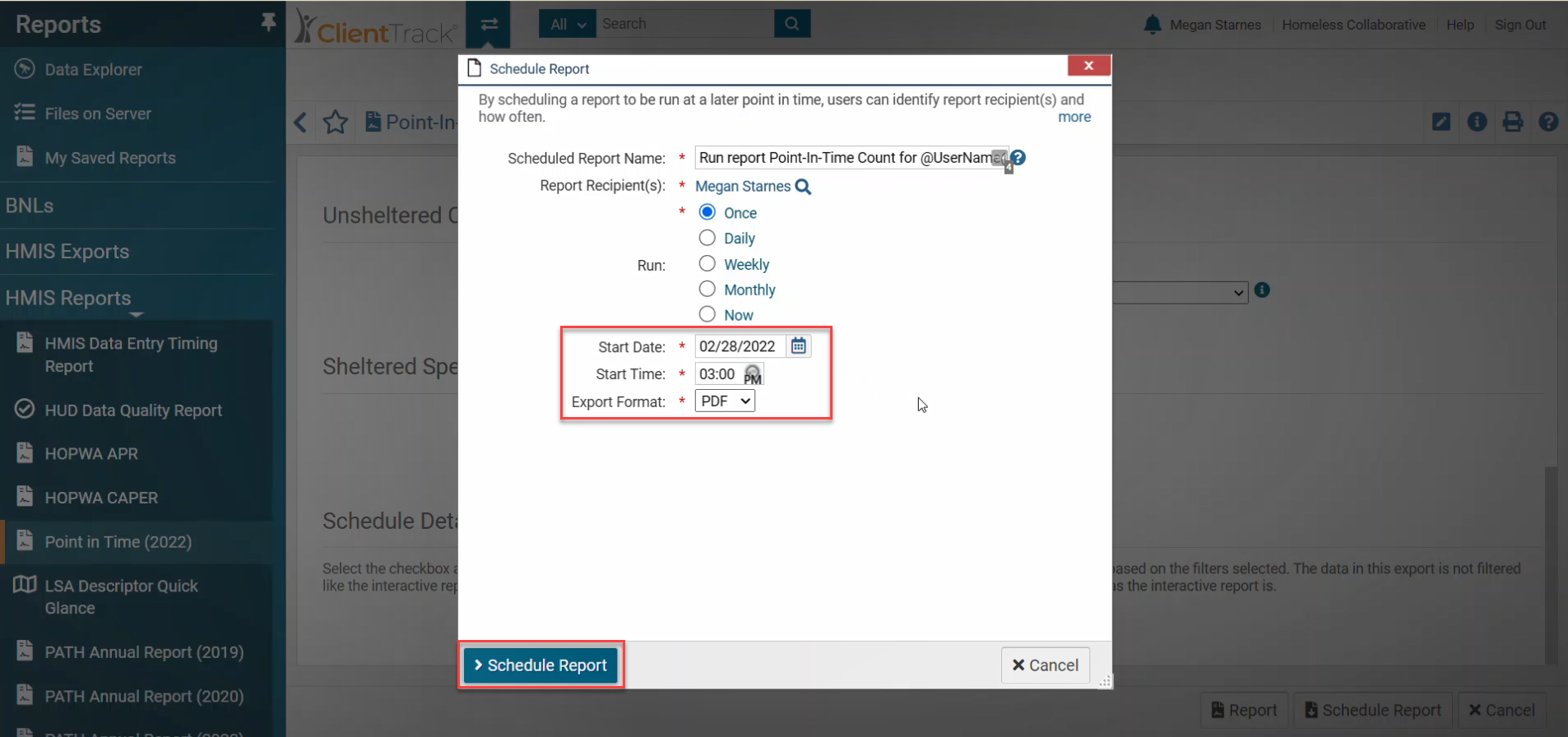 HUD Point in Time Report - Housing Forward