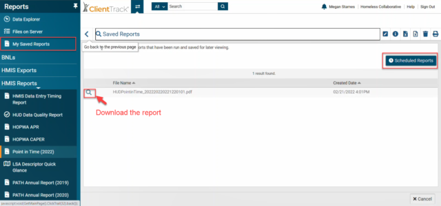 HUD Point in Time Report - Housing Forward
