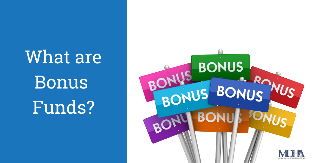 Bonus Funds - Housing Forward