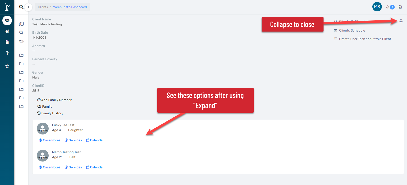 ClientTrack Look and Feel Updates 2022 - Housing Forward