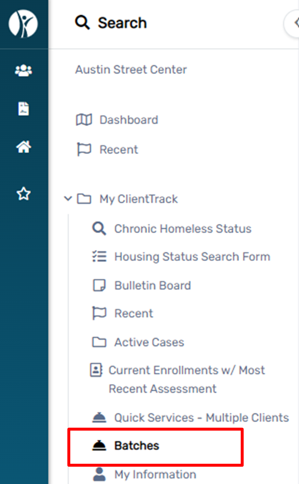 Entering a Service Using Batch Processing - Housing Forward