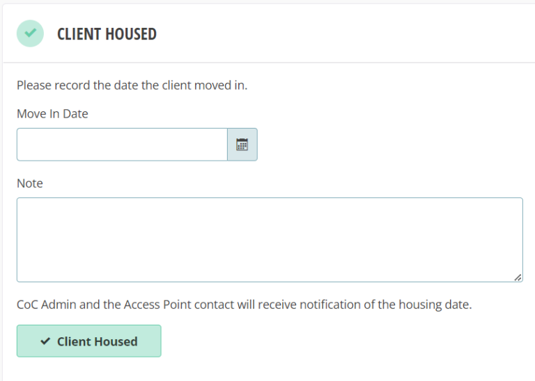 Green River EHV Case Management Route Workflow - Housing Forward