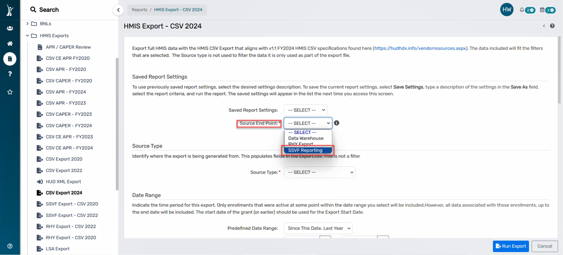 SSVF Export 2024 - Housing Forward